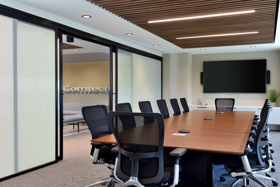 Comtech Group | Case Studies, Client Projects, Glass Wall Installations in Canada